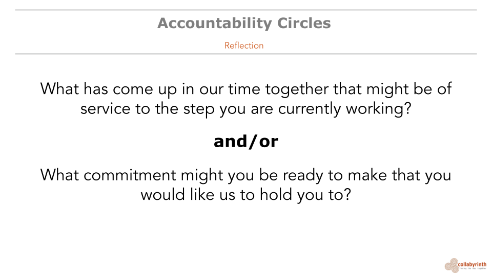 Starting an Accountability Circle – collabyrinth